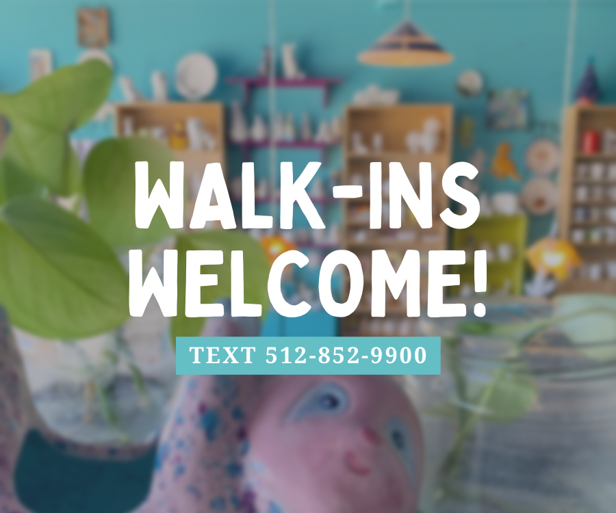 Austin Paint Pottery, Clay, Fuse glass and More! - The Art Garage